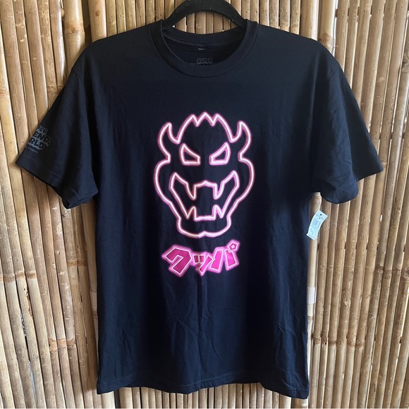 Nintendo | Shirts | Universal Studios Super Nintendo World Neon Bowser ...